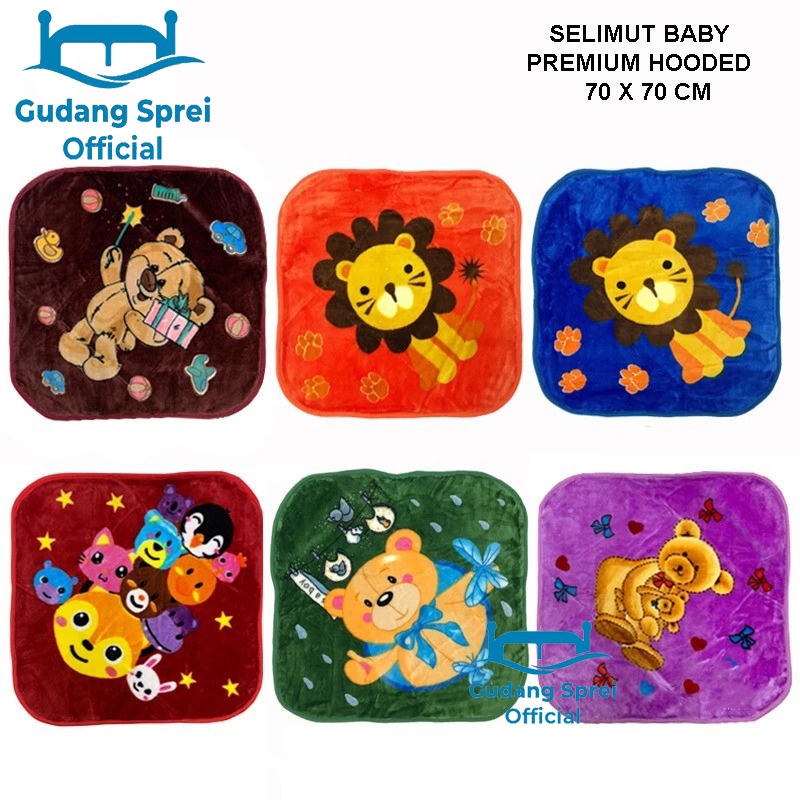 Jual Selimut Bayi Premium Double Fleece / Selimut Bayi With Hood ...