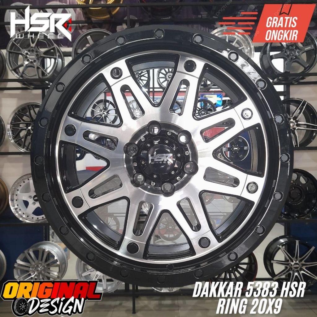Jual Velg mobil ring 20 pelek Hsr dakkar R20 Untuk pajero , fortuner , hilux double, strada ...