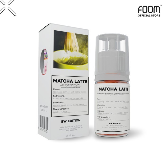 Jual [SALT] - Foom BW MATCHA LATTE Milky Macha 30ML by Foom Lab x Boy ...