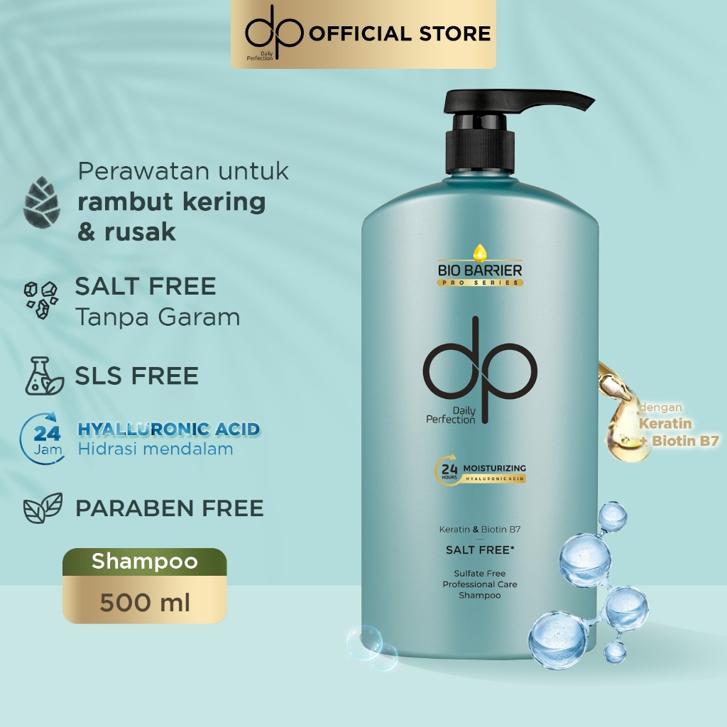Jual DP Daily Perfection BIO BARRIER Shampoo Moisturizing 500 ml - Salt ...