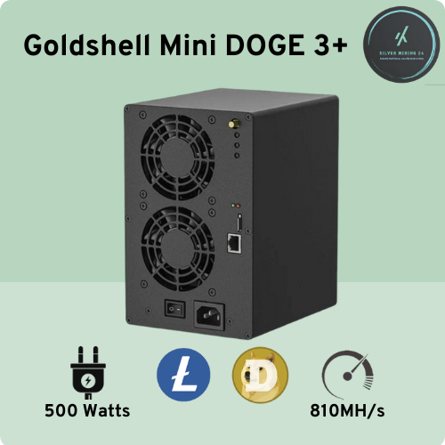 Jual Goldshell Mini DOGE 3+ III PLUS 810MH 500W - LTC BEL Litecoin ...