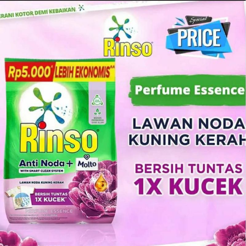 Jual Rinso Anti Noda + Molto 195 gram | Shopee Indonesia