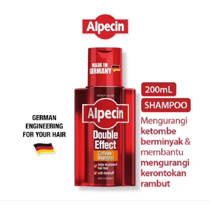 Jual Alpecin Double Effect Caffeine Shampoo 200ml | Shopee Indonesia