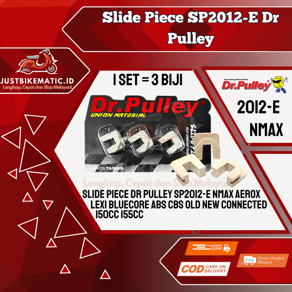 Jual Slider Slide Piece Yamaha Nmax Aerox Lexi 125 150 155 cc Bluecore ...
