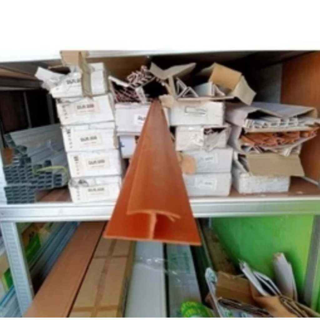 Jual List sambung PVC penyambung atar PVC Coklat dan Putih | Shopee ...