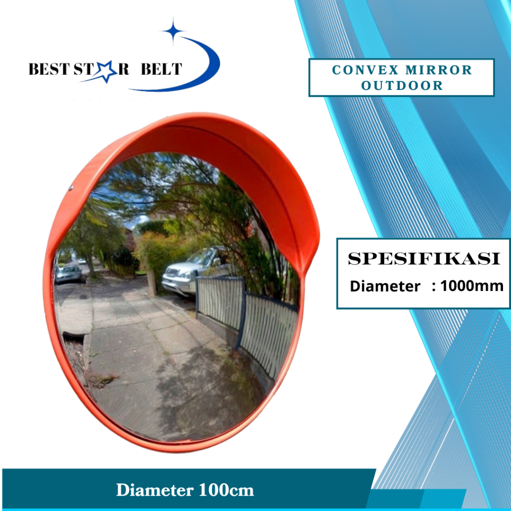 Jual Convex Mirror Outdoor 1000mm Kaca Cembung Dinding 100cm | Shopee ...