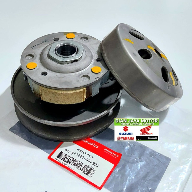 Jual ( Thailand ) pulley assy K44 Beat fi esp Beat street Beat pop Puli ...