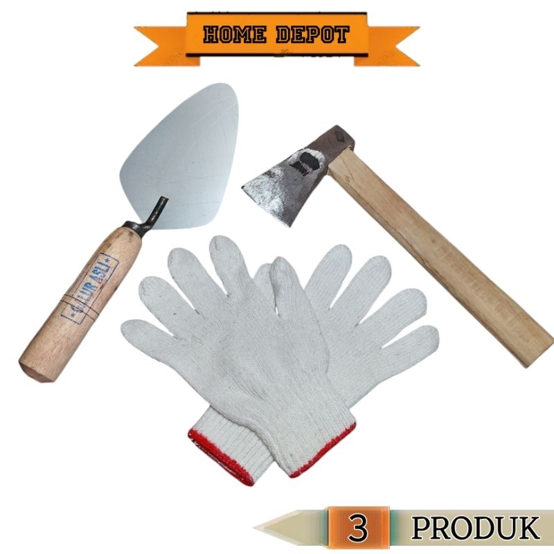 Jual sendok semen + sarung tangan + perkakas kebun | Shopee Indonesia