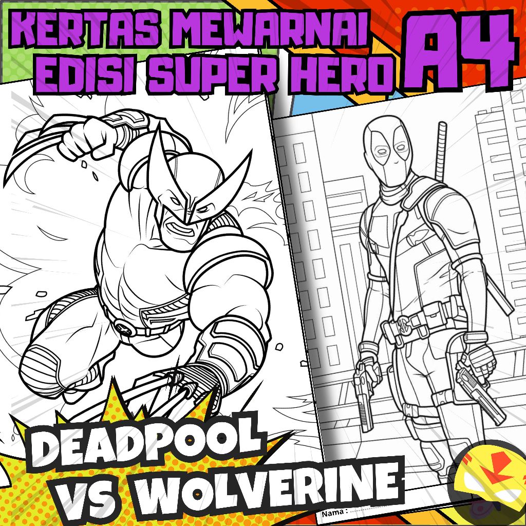 Jual MEDIA KERTAS KREATIFITAS MEWARNAI ANAK A4 DENGAN PRINT CETAK BUKAN ...