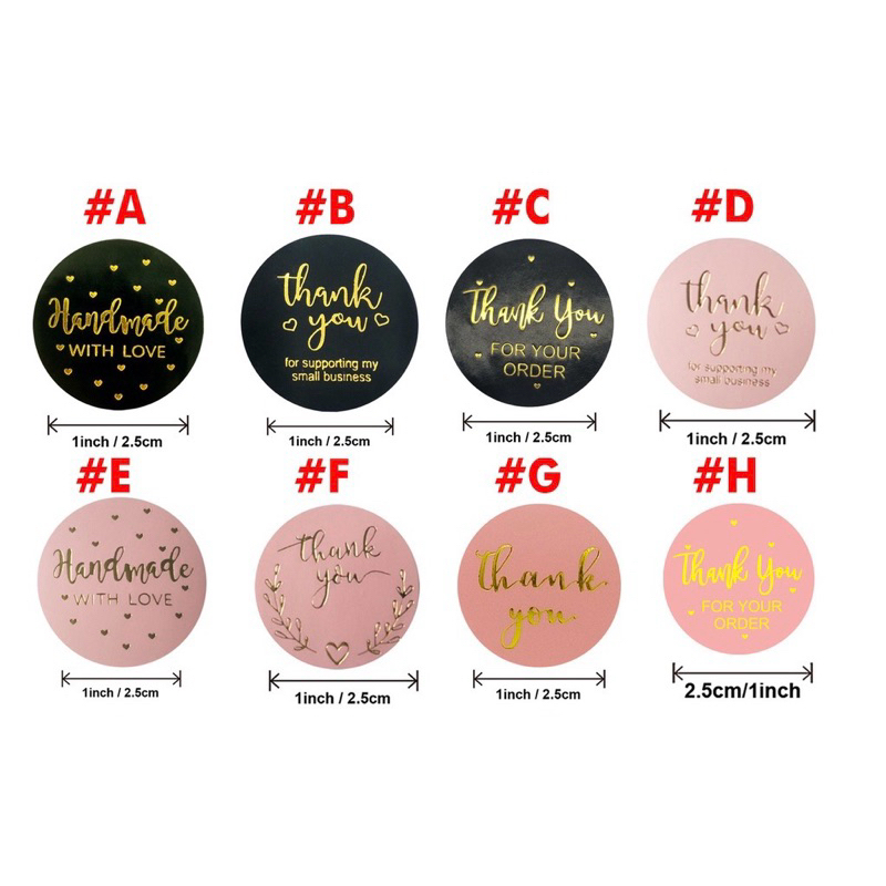 Jual Sticker Label Makanan per 100 pcs Stiker Hampers Stiker Botol Logo ...