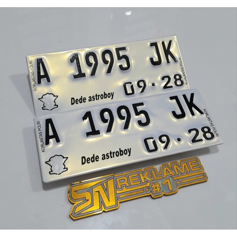 Jual Standart Lembayung Gold Baut tanam super tebal, plat nomor ...
