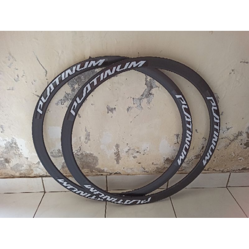 Jual Velg / Rims Fixie Roadbike Platinum 700c 4cm 36H Disc | Shopee ...