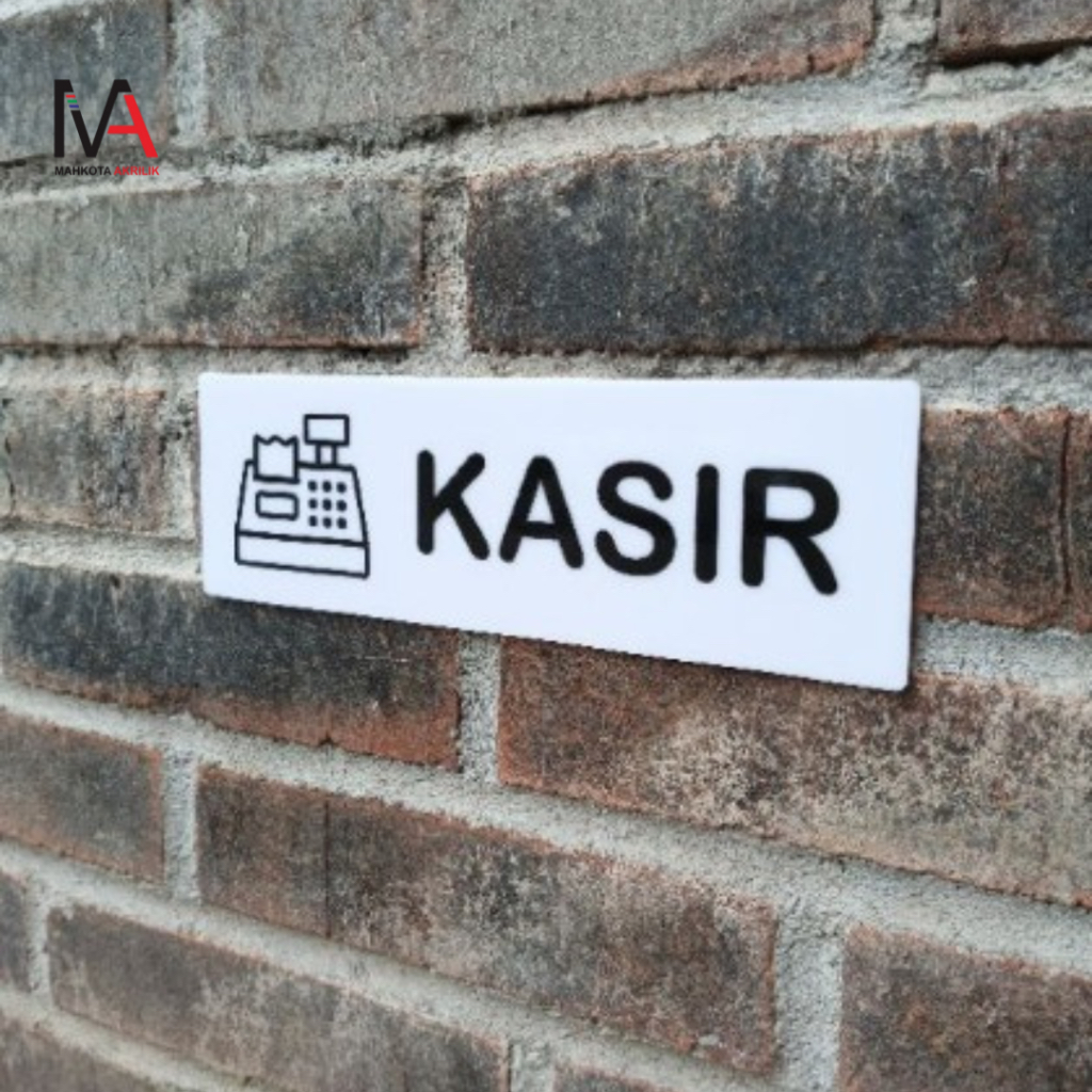 Jual Signage akrilik / papan “Papan & Order Here” akrilik | Shopee ...