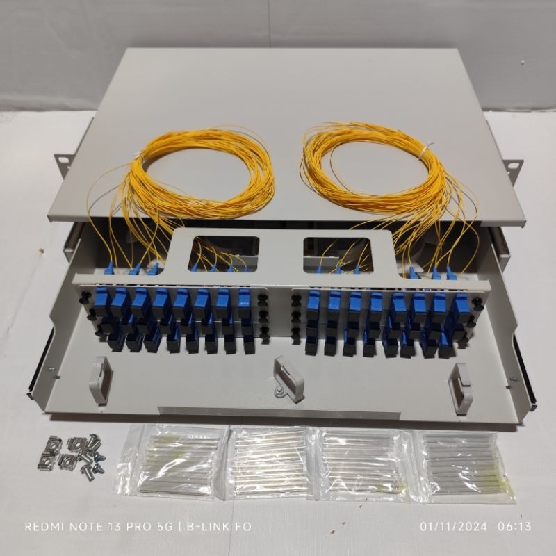 Jual otb 48 core lengkap pigtail adapter sc upc | Shopee Indonesia