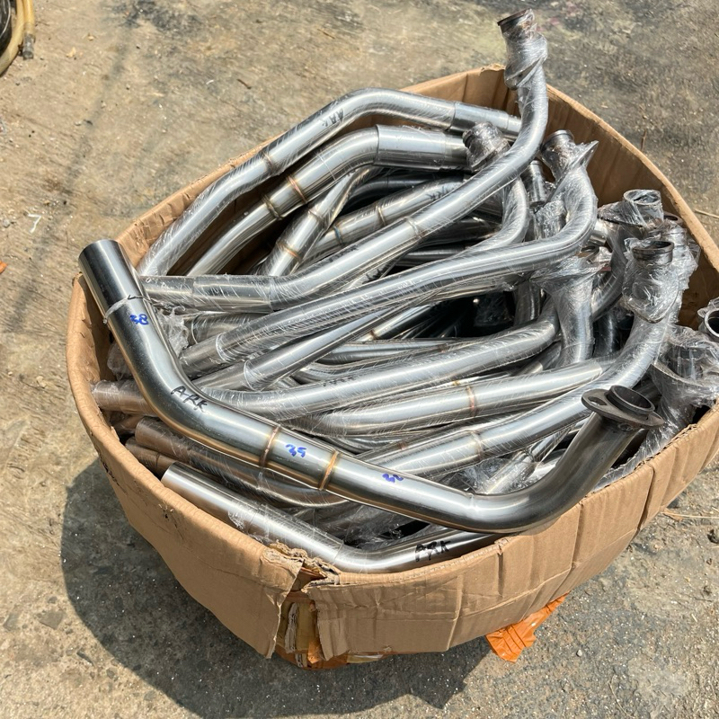 Jual (NEW/OLD AEROX 155) Leheran Header Knalpot Racing Custom hand made ...