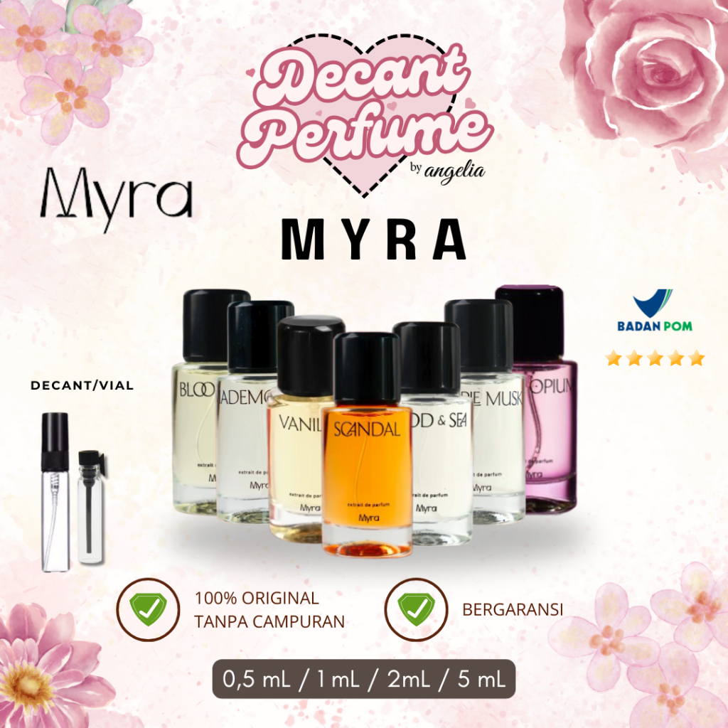Jual [ DECANT/SHARE ] MYRA Extrait de Parfum | Size 0,5mL, 1mL, 2mL ...