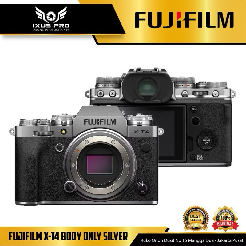 Jual FUJIFILM X-T4 / XT4 Body Only Mirrorless Digital Camera | Shopee Indonesia