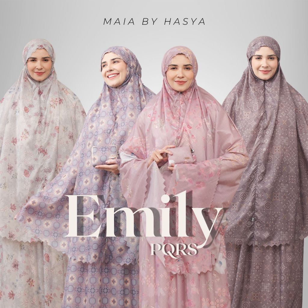 Jual MAIA BY HASYA - Mukena Emily Series Motif Bunga Terbaru (Bonus ...