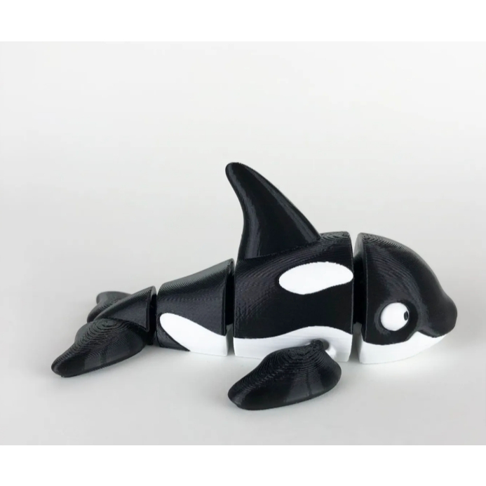 Jual Mainan Ikan Paus Orca lucu Cute Orca Articulated v2 | Shopee Indonesia