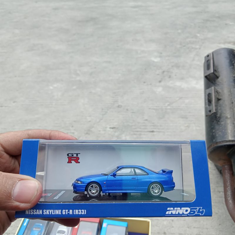 Jual inno64 nissan skyline gt-r r33 biru | Shopee Indonesia