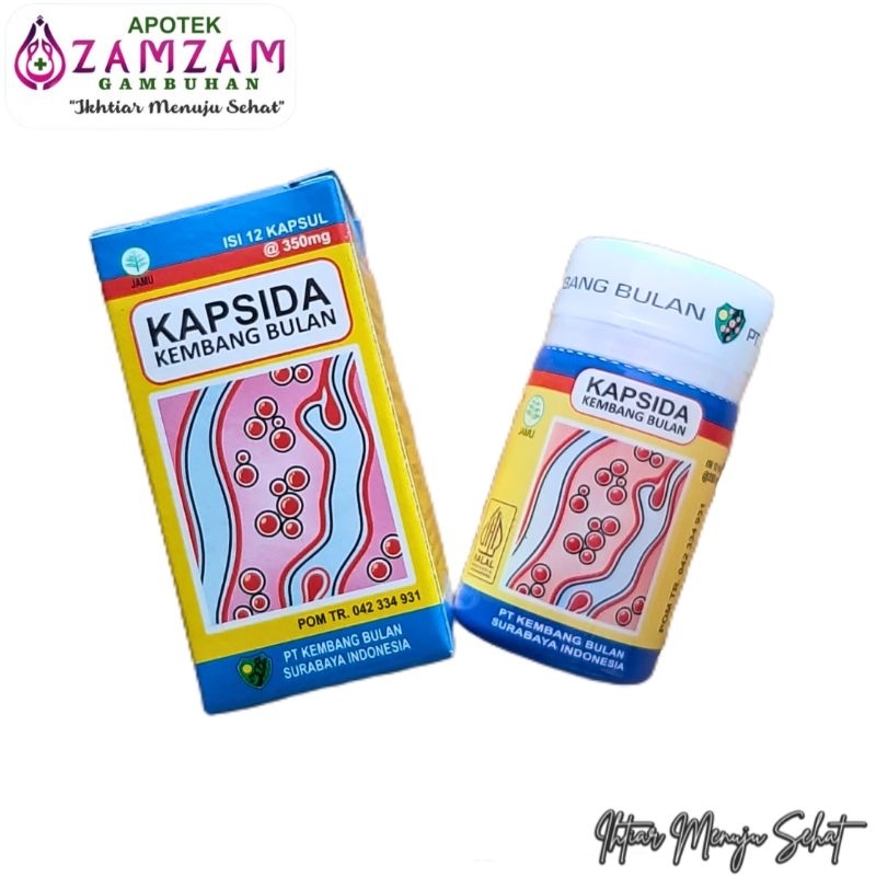 Jual KAPSIDA KEMBANG BULAN CAPSUL HERBAL ISI 12 | Shopee Indonesia