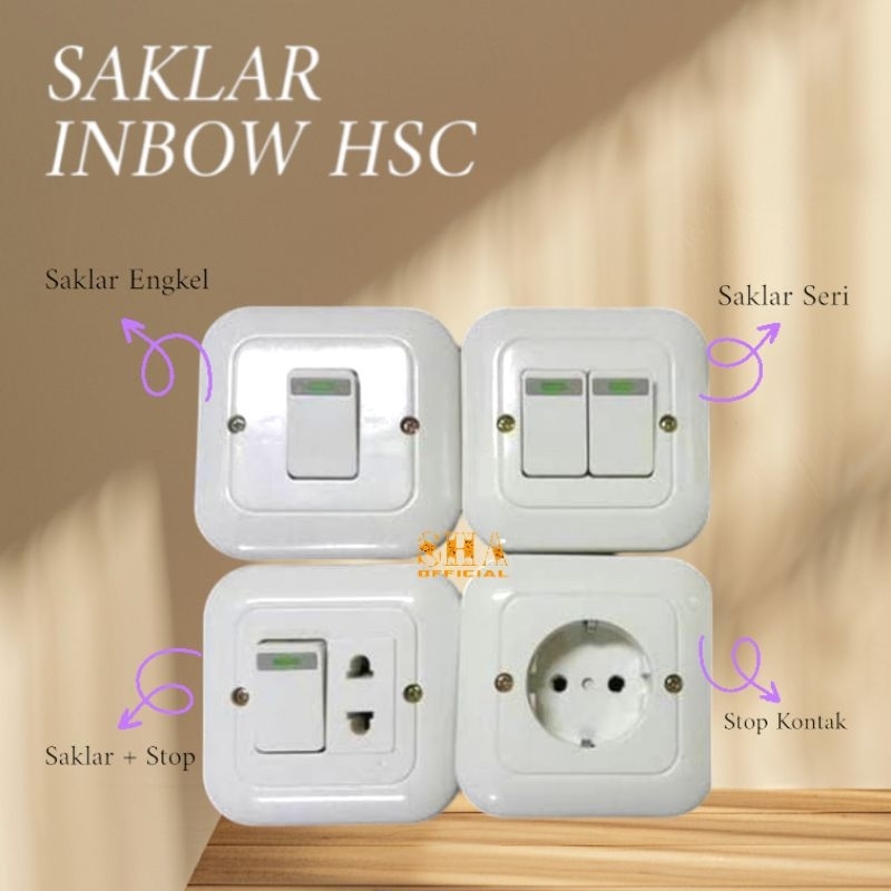 Jual Saklar Inbow HSC Saklar Tanam | Shopee Indonesia