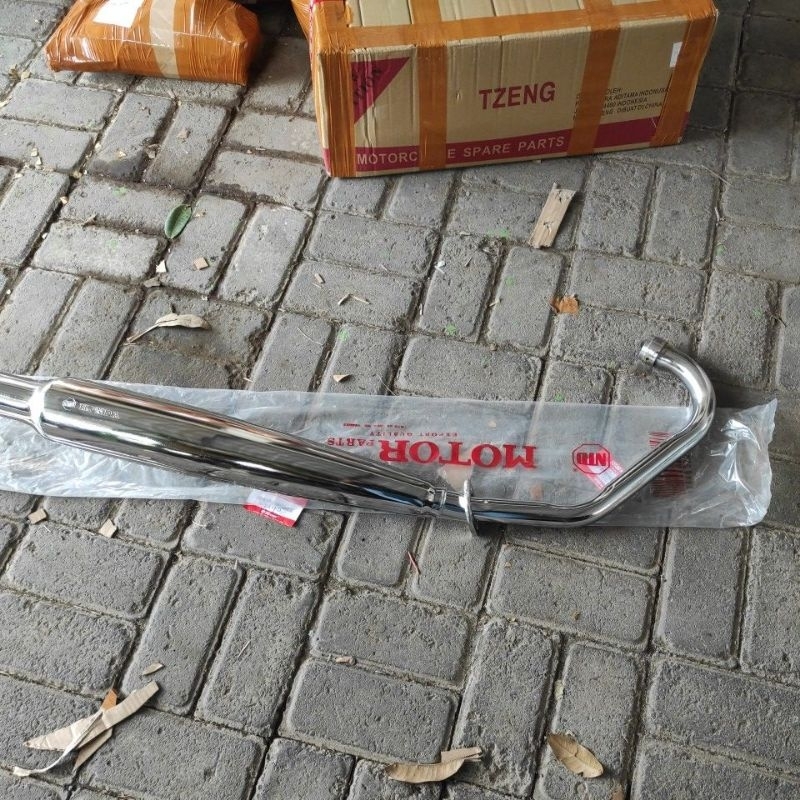 Jual KENALPOT CB125 HONDA NTD PNP CB,GL,MP,TIGER,MEREK NTD 100%ORIGINAL ...