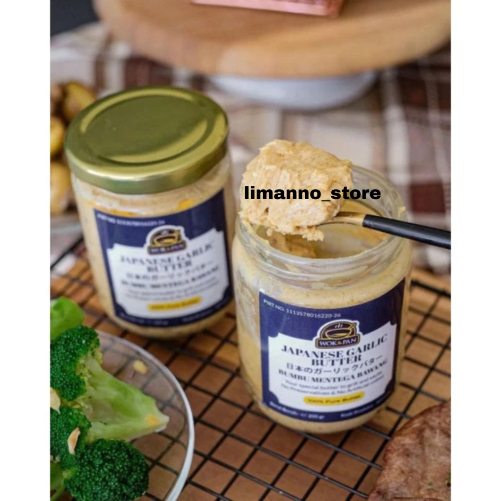 Jual JAPANESE GARLIC BUTTER 350gr WOKPAN Original / Garlic Butter ...
