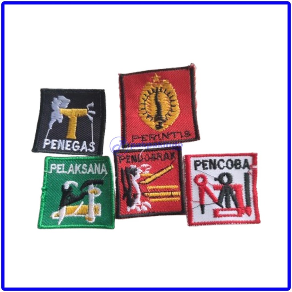 Jual BORDIR LOGO TANDA SANGGA PRAMUKA, PENDOBRAK, PENEGAS, PERINTIS ...