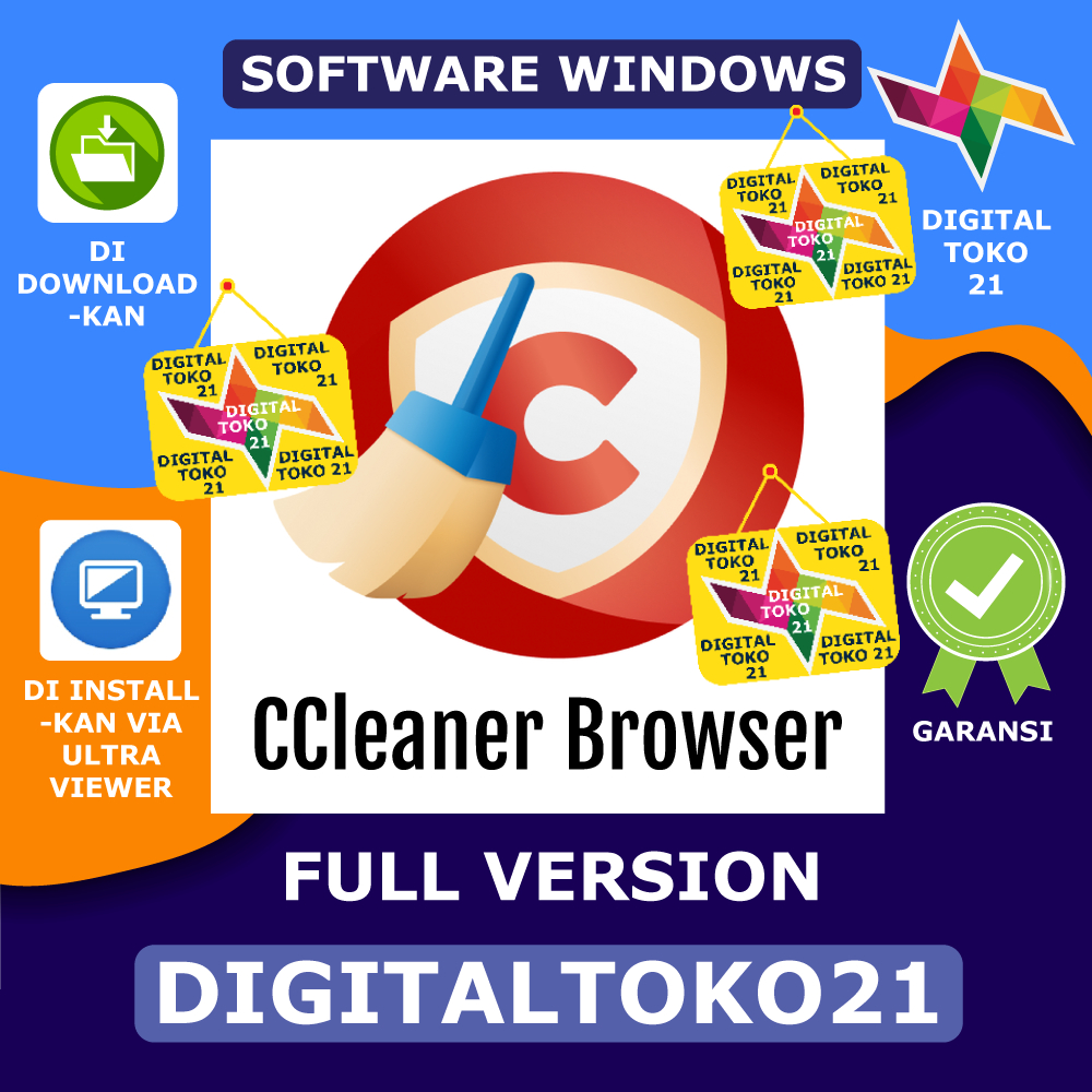 Jual [Diinstallkan] CCleaner Browser 2025 Terbaru Full Version Software PC Komputer Laptop ...