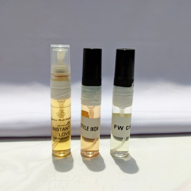 Jual Paket decant Rasasi Style Ikon, FW Montera Instant Love, FW Cheek ...