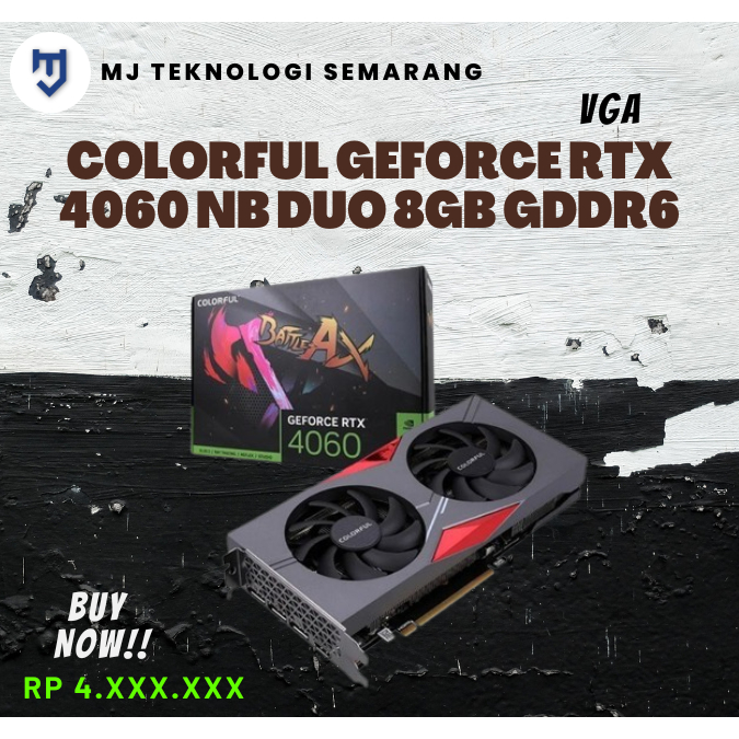 Jual COLORFUL GeForce RTX 4060 NB DUO 8GB GDDR6 | Shopee Indonesia
