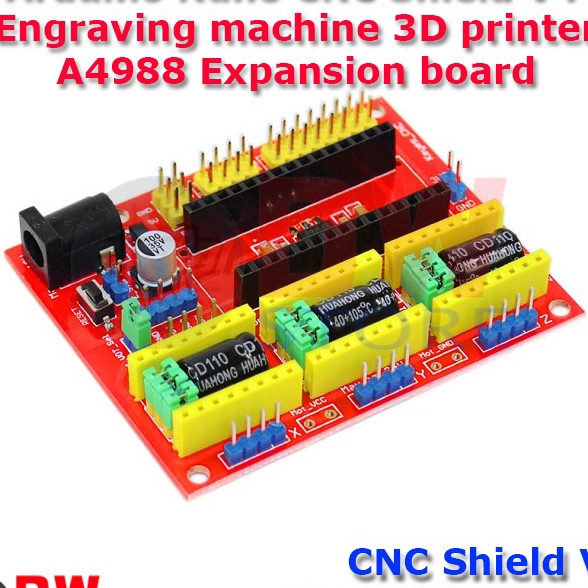 Jual FG2 Arduino Nano CNC Shield V4 engraving machine 3D printer A4988 | Shopee Indonesia