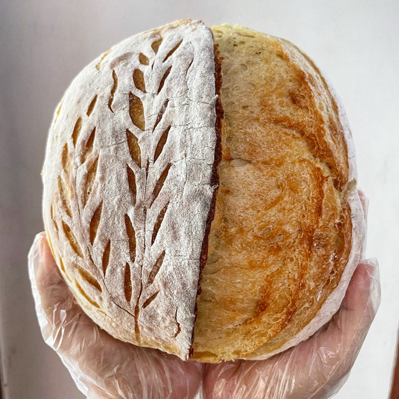 Jual Sourdough Rustic Country White Classic Bread Gandum Roti Diet ...