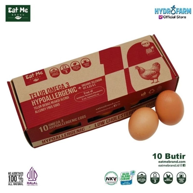 Jual Eat Me Brand - Telur Hypoallergenic Omega Eggs / Telur Bebas ...