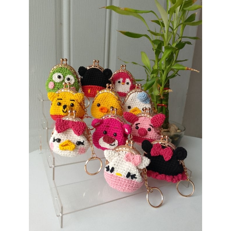 Jual Dompet mini rajut | Dompet koin | Dompet rajut | Shopee Indonesia