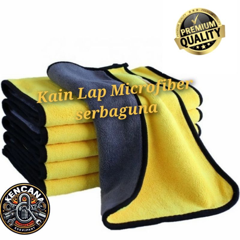 Jual kain Lap Microfiber serbaguna kain lap motor dan mobil multi fungsi ukuran 30x30cm | Shopee ...