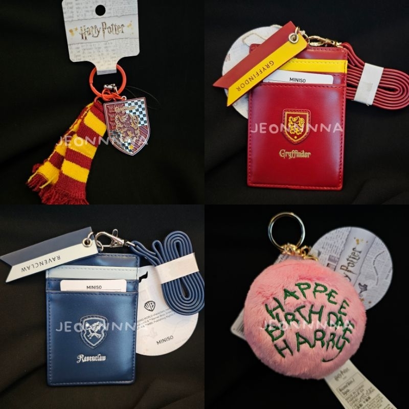 Jual Miniso x Harry Potter Keyring Happee Birthdaee Hagrid, Lanyard Gryffindor Ravenclaw ...