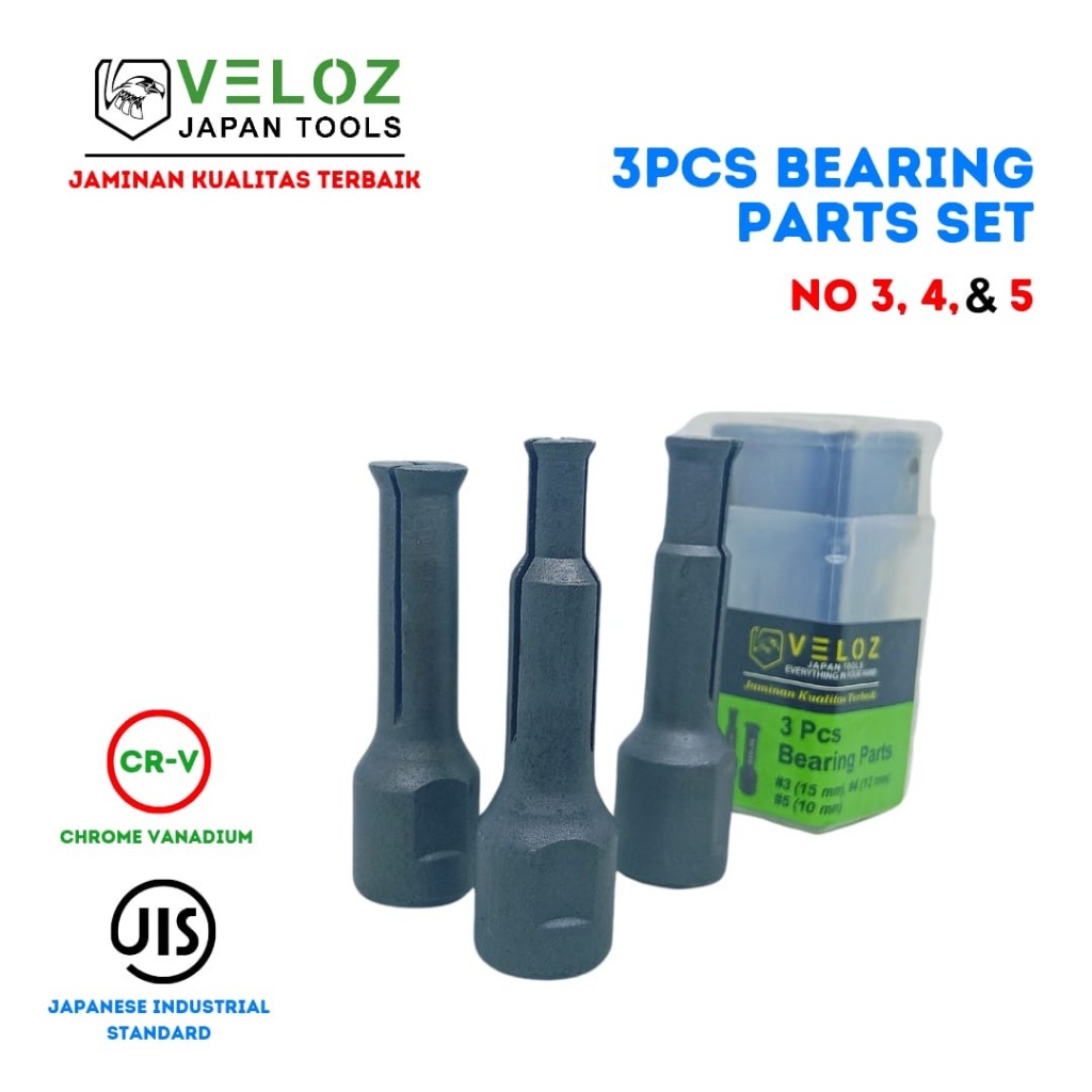 Jual Veloz 3pcs set mata treker bearing spare parts treaker bearing ...