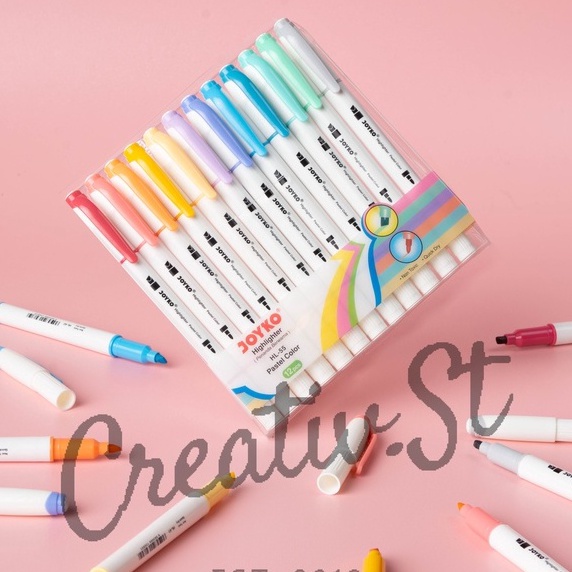 Jual KI3 JOYKO Hhlhter Pastel Colour Penanda Halaman Hl 55 12 Color ...