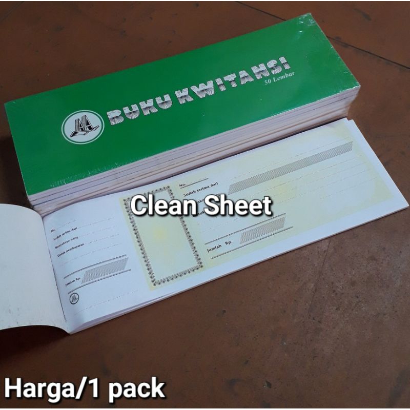 Jual Buku kwitansi AA besar(Harga/1 pack,isi 10 buku) | Shopee Indonesia