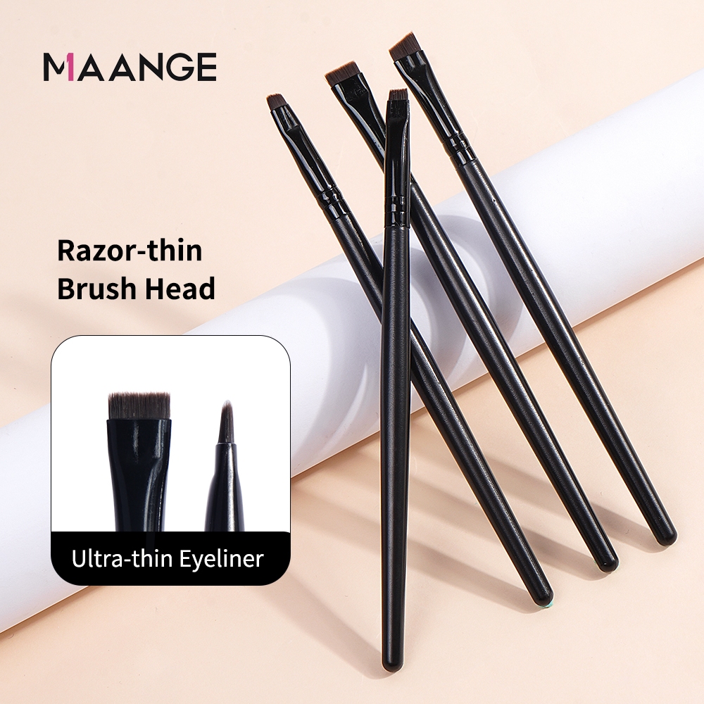 Jual MAANGE 4PCS Eyeliner Brushes Set Premium Kuas Alis Profesional ...