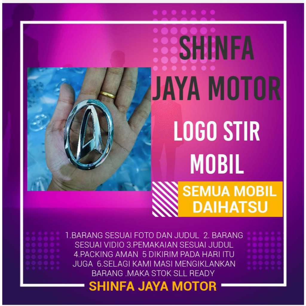 Jual Logo Stir Daihatsu Xenia/ Logo Stir Daihatsu Ayla/ Logo Stir ...