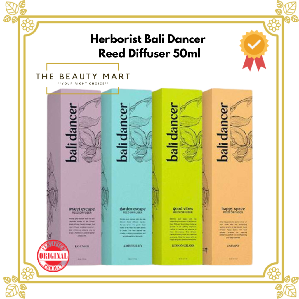 Jual Herborist Bali Dancer Reed Diffuser 50ml | Garden Escape Amber ...