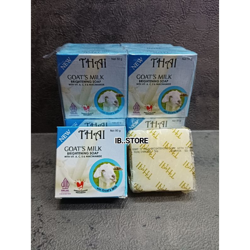 Jual SABUN THAI GOAT'S MILK BRIGHTENING SOAP WITH VIT A,C,E ...