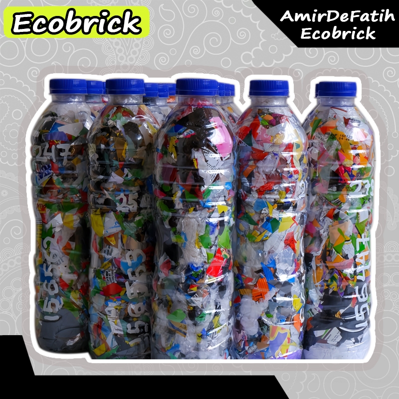 Jual Amir De Fatih Ecobrick Ekobrik Ecobrik Ekobrick 600ml 200 gram Isi ...