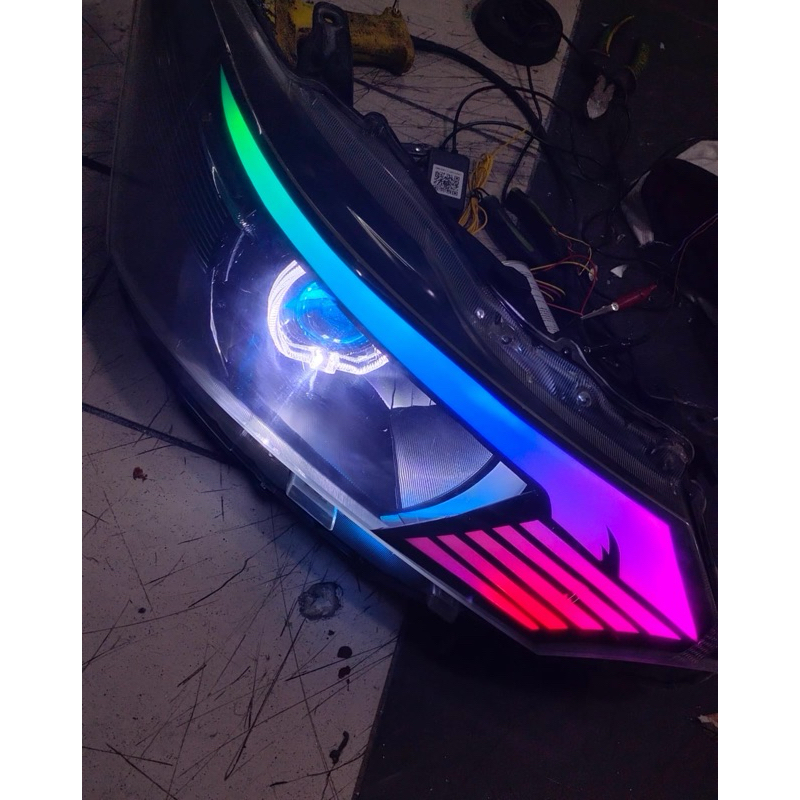 Jual headlamp custom vios gen3 rgb kiri kanan | Shopee Indonesia