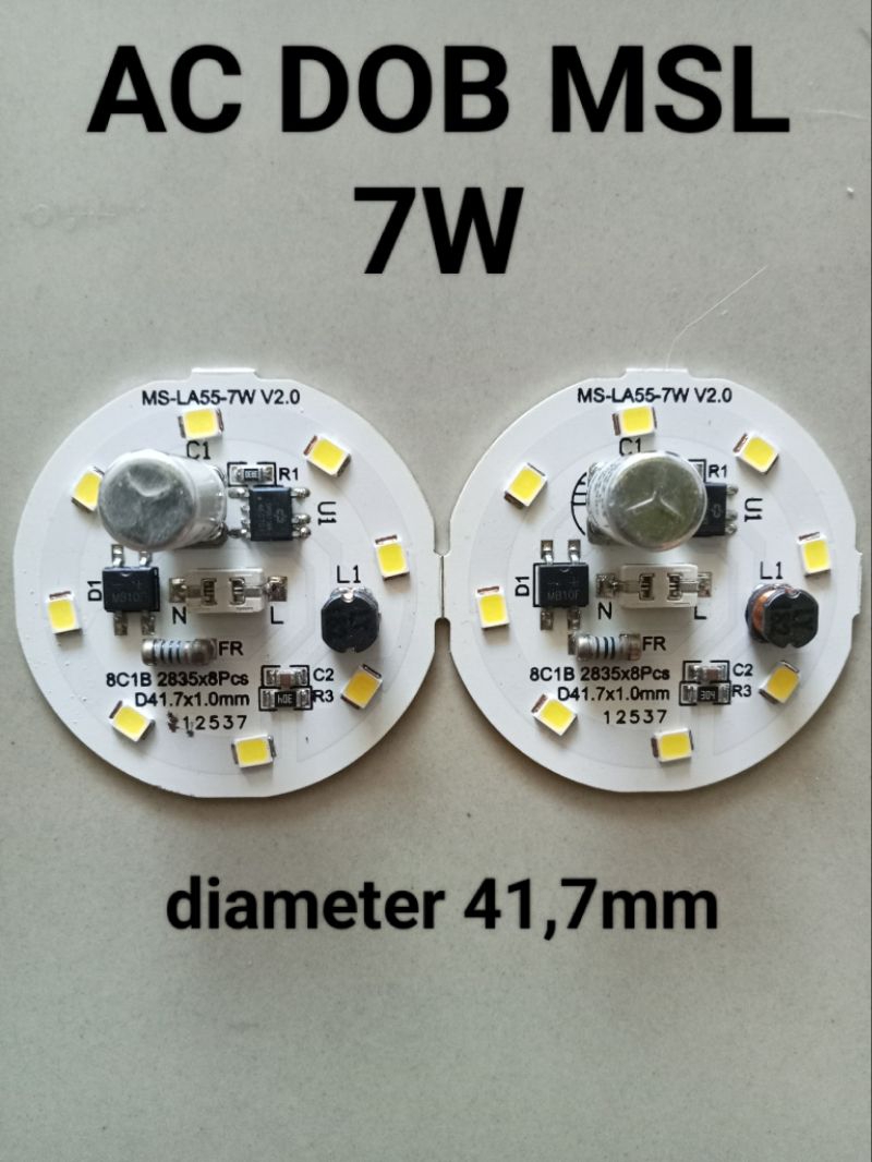 Jual PBC LED AC DOB MSL, 5W,7W, 9W,12w,15W,18W,24W, 30W,40W&50w(9VOLT) | Shopee Indonesia