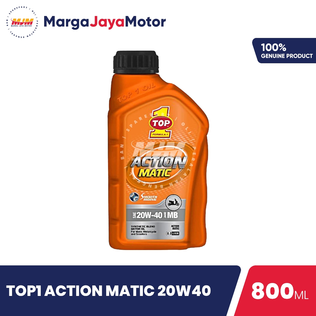 Jual Top1 Action Matic 20W-40 0.8L | Shopee Indonesia