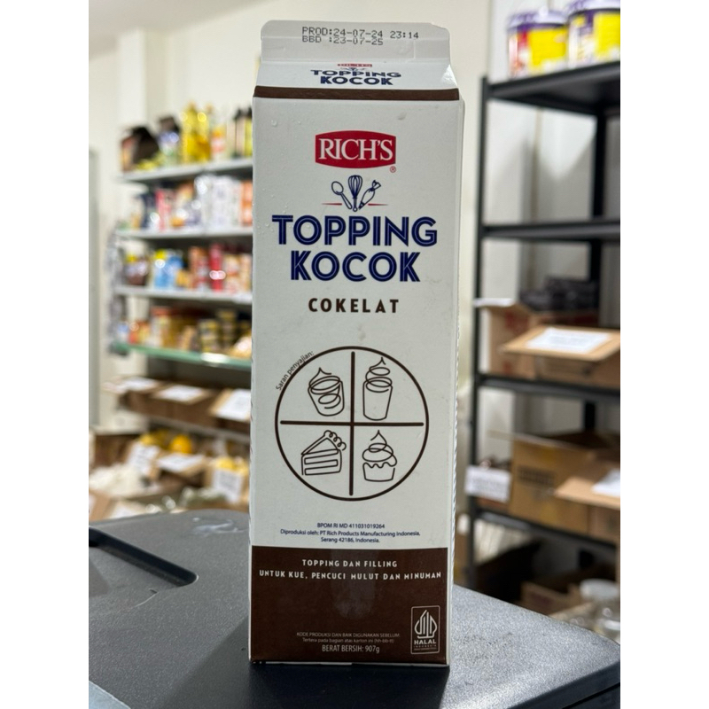Jual RICH’S whip topping chocolate / topoing kocok coklat 907Gr ...